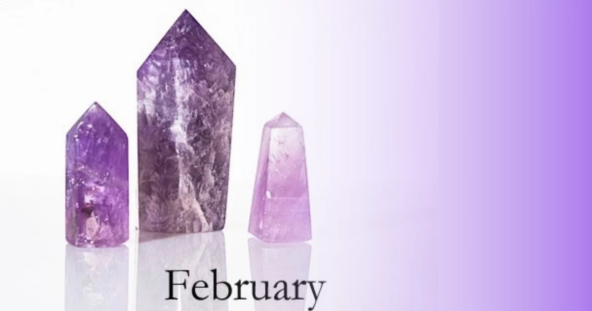 February Crystal - The Purple Amethyst