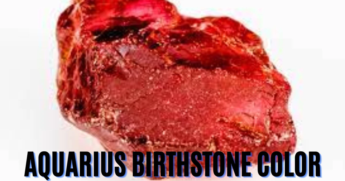 Aquarius Birthstone Color - Power Of Garnet For Aquarius