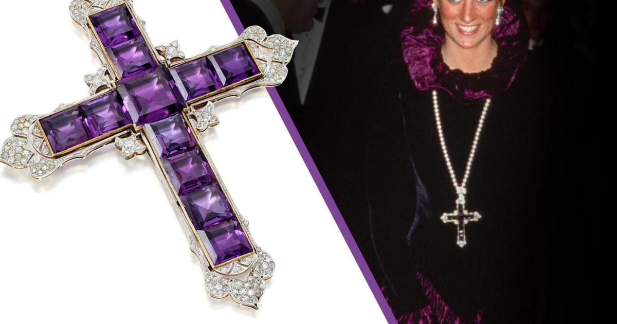 Cross Worn By Princess Diana Heads To Auction