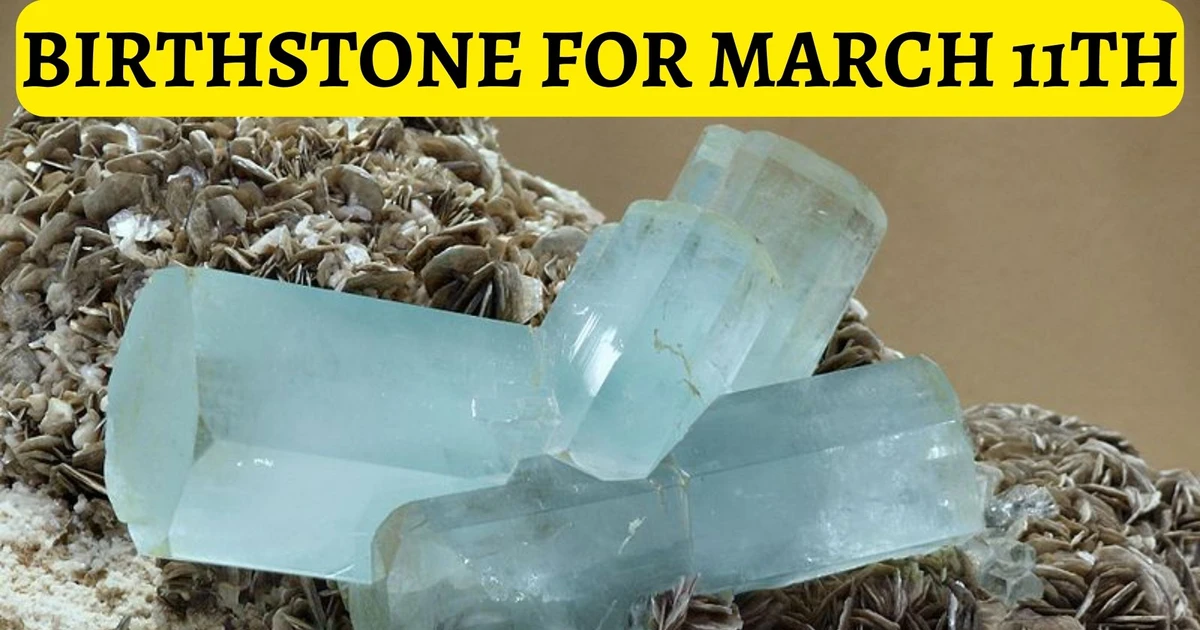 Birthstone For March 11th - Aquamarine And Bloodstone