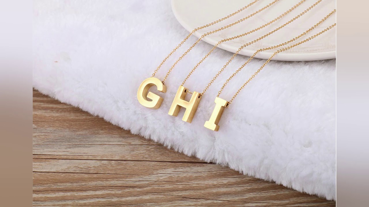 Initial Necklaces For Girls - Affordable And Stylish