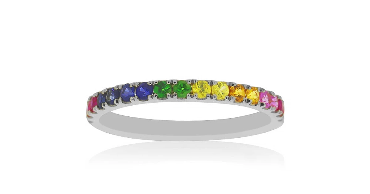 Rainbow Rings - A Vibrant Symbol Of Diversity And Inclusivity