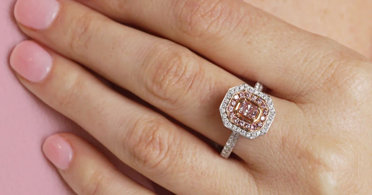 Pink Diamond Rings - Blushing Beauty