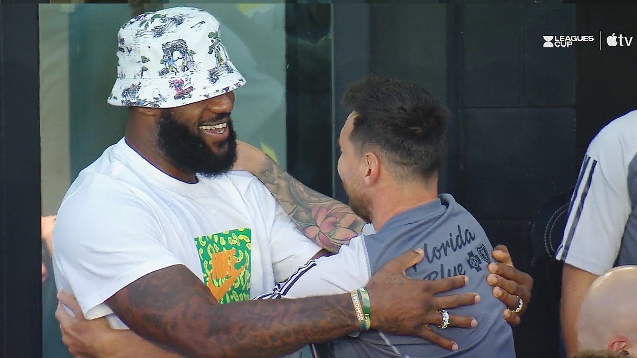 LeBron James Attended Lionel Messi's First Inter Miami Game While ...