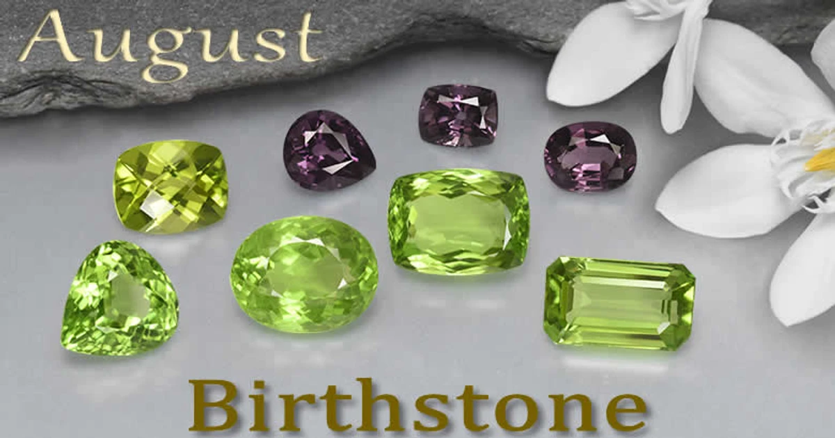 Select One Of These Three Gemstones As Your August Birthstone