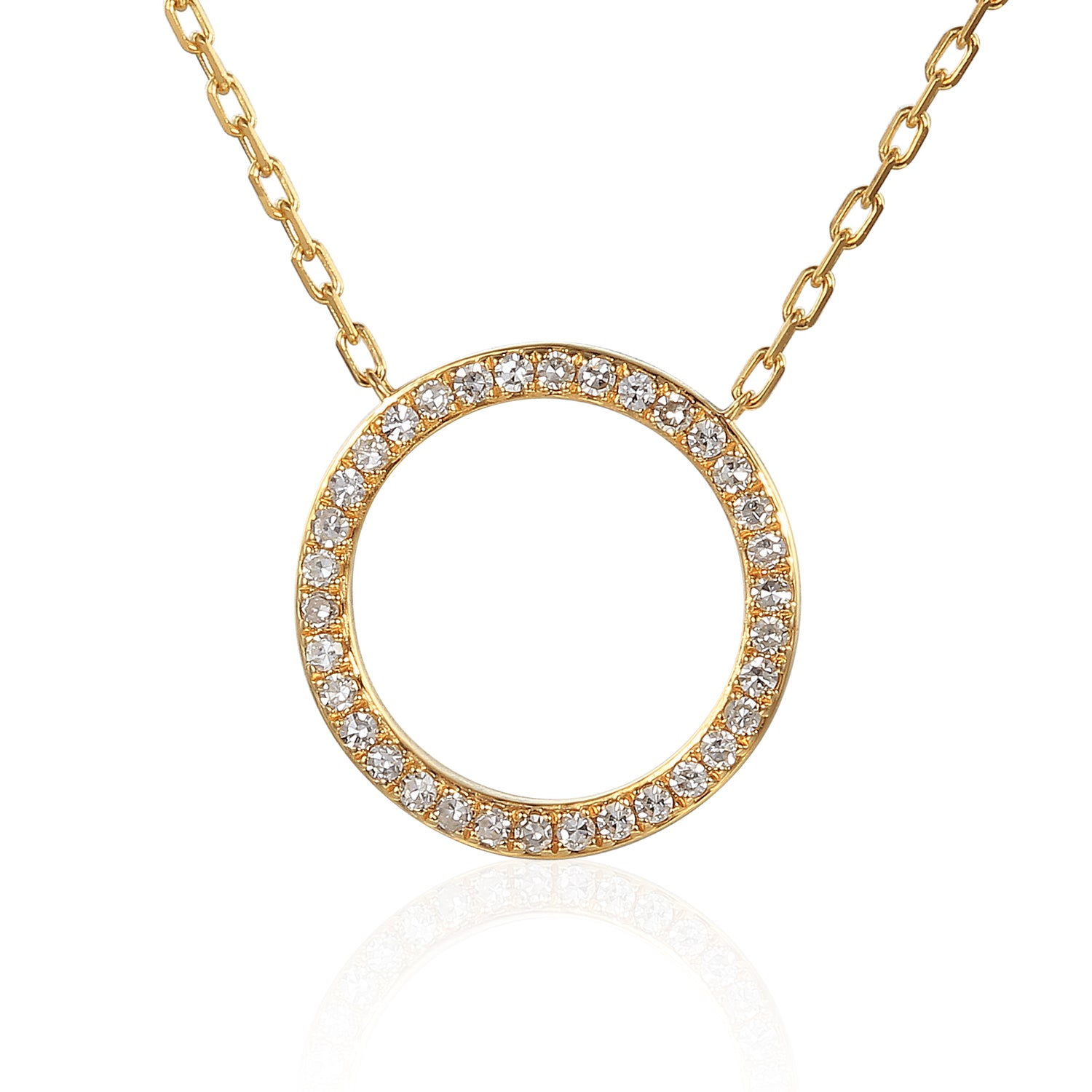 Diamond Circle Pendants - Endless Elegance In Every Loop